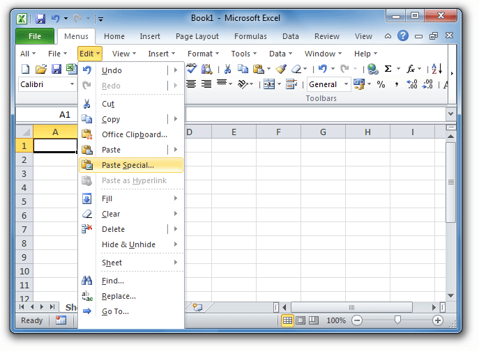 Where Is Paste Special In Microsoft Excel 2007 2010 2013 2016 2019